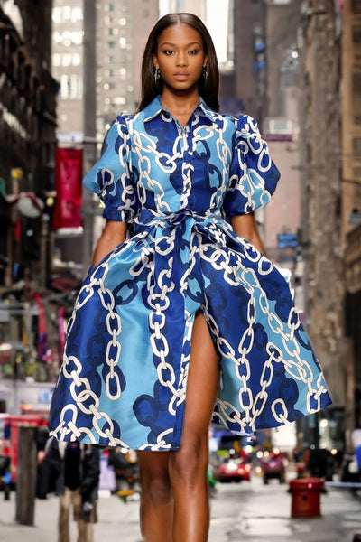 Print Puff Sleeve Dress – Diva's Den Fashion, LLC