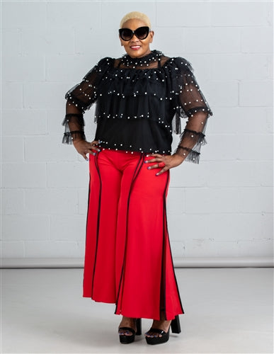 Beaded Mesh Top – Diva's Den Fashion, LLC