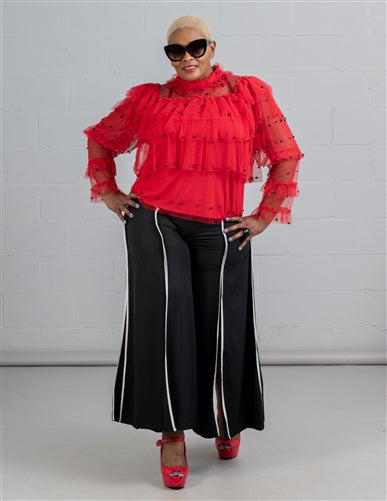 Beaded Mesh Top – Diva's Den Fashion, LLC