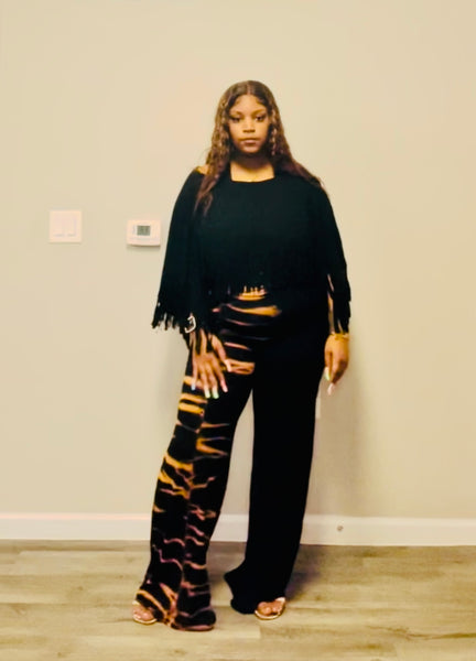 Fringe Caplet Palazzo Set – Diva's Den Fashion, LLC